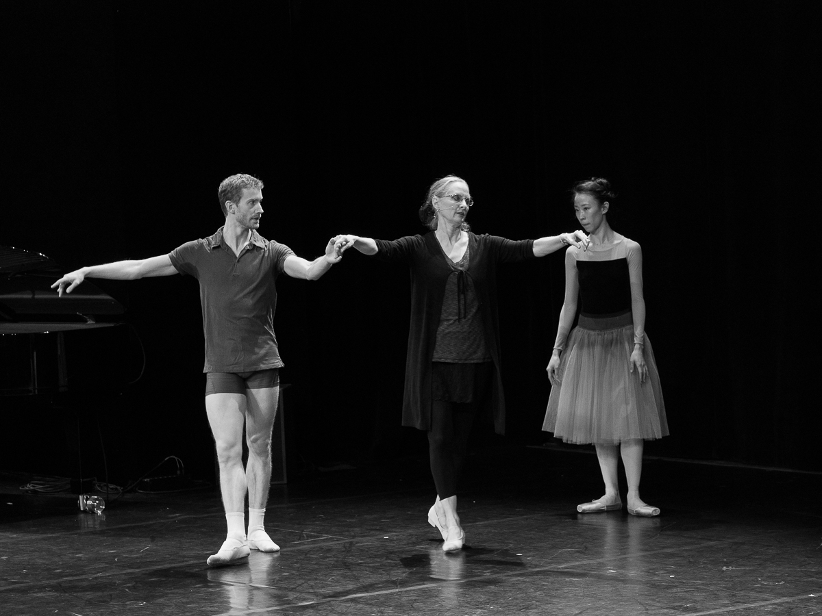 En répétition de la soirée Balanchine - Mozartiana - Ballet&Cie