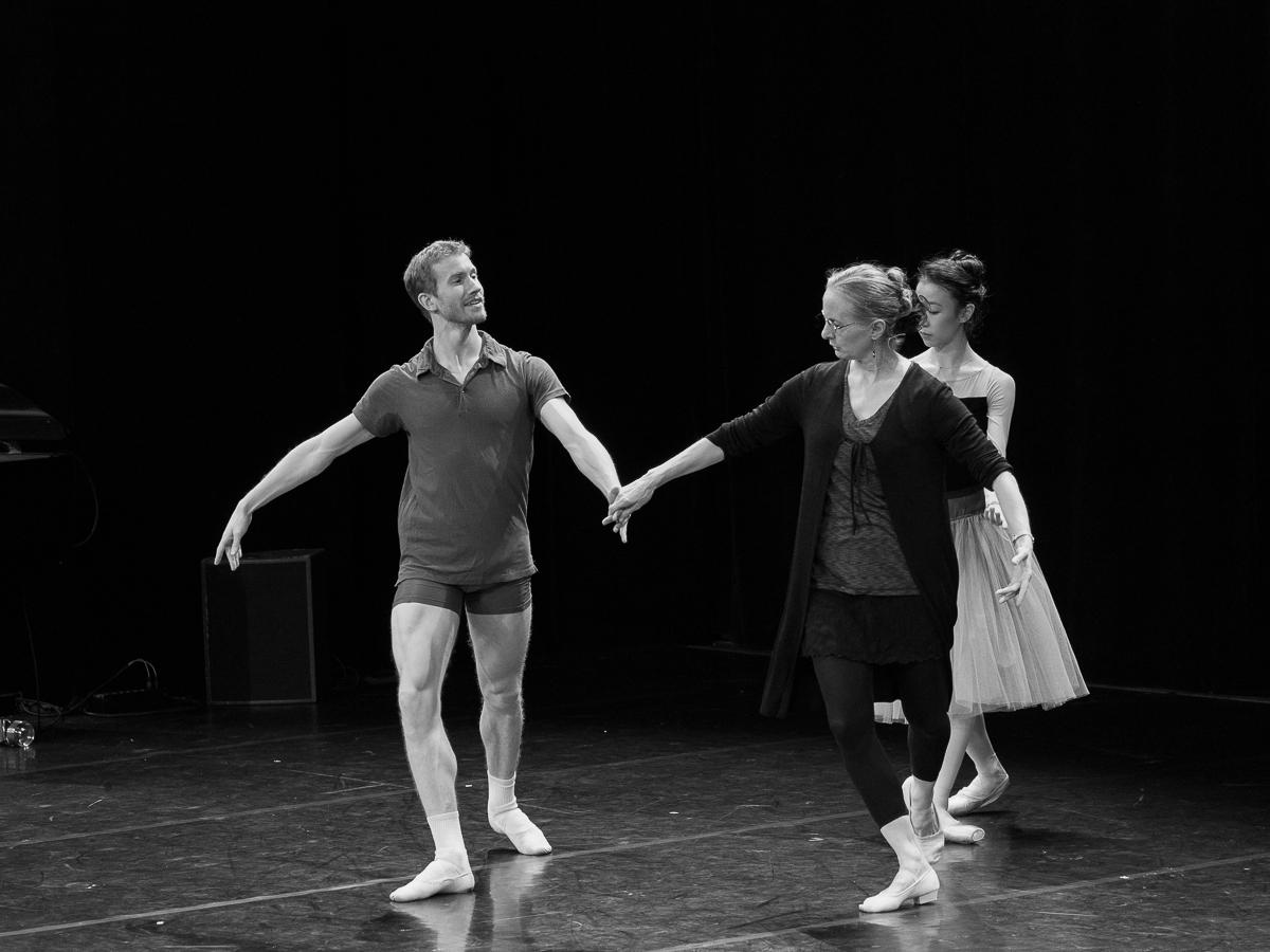 En répétition de la soirée Balanchine - Mozartiana - Ballet&Cie